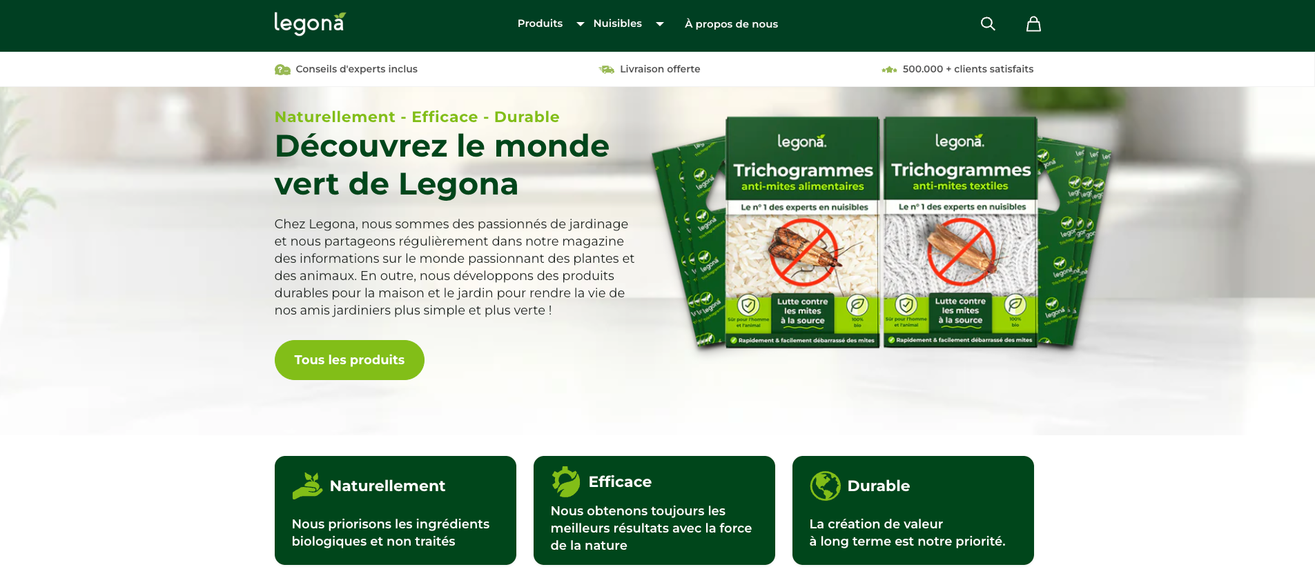 Legona – Votre Expert en Lutte Biologique contre les Ravageurs & Prote